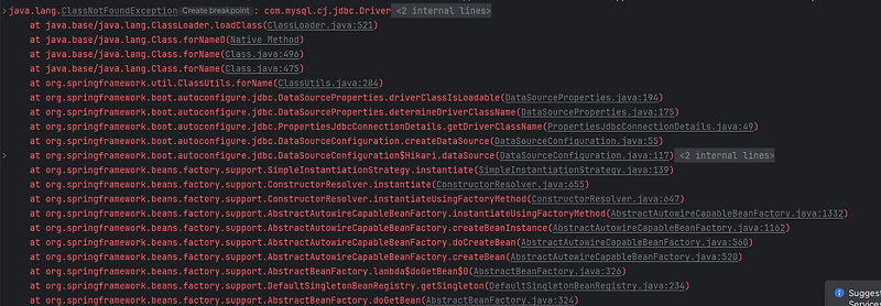 에러 Cannot Resolve Class Or Package Mysql 