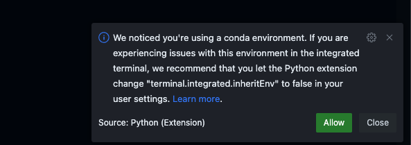 vscode debug mode terminal not showing output or timed out issue