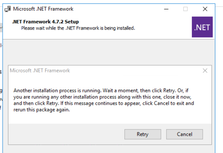 [WINDOWS] dotnet 설치시 에러 문구 해결법