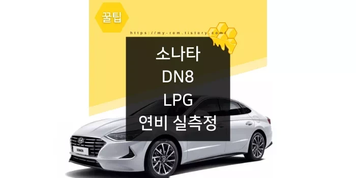 Sonata DN8 LPG(LPi) ECO 모드의 뜻밖의 연비 결과
