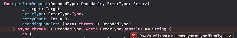 [TIL] JSON으로 받은 에러 코드 통합 극복기(feat. RawRepresentable)
