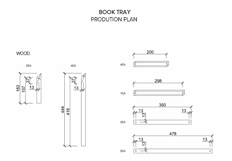 POMO BOOK TRAY Production Plan