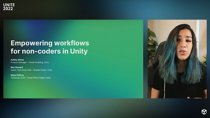 [Unite 2022] Unity의 코드없는 워크플로 소개영상