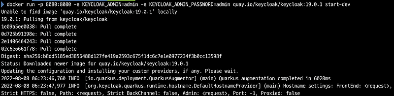 keycloak quick start