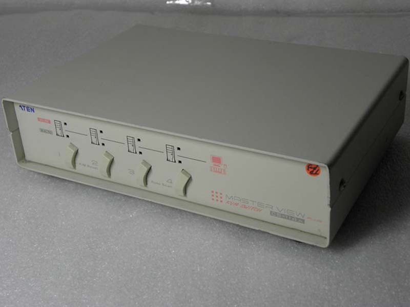 【GB-창고】MASTER VIEW PLUS 4-PORT Desktop PS2 KVM Switch CS114A KVM Switch ...