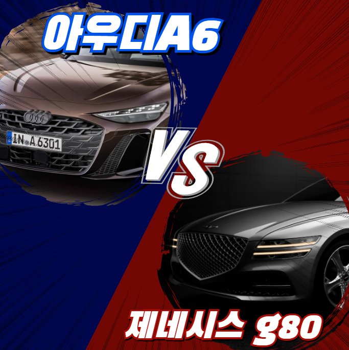 아우디 A6 아반트, 제네시스 G80 비교 (가격, 사양, 엔진 등)