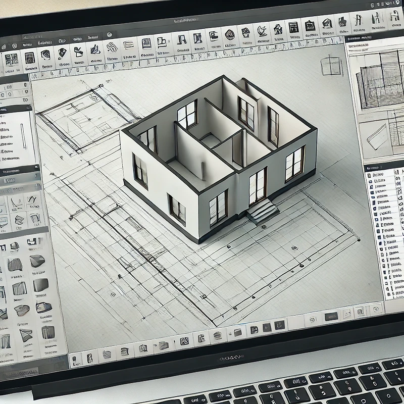 LibreCAD로 간단한 건축 설계 도면 작성하는 법