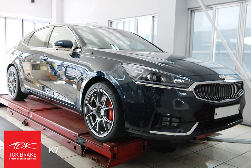 [기아 K7] EQ900 4p브레이크 뿌드득 소리 / 브레이크소음 :: TGK 브레이크