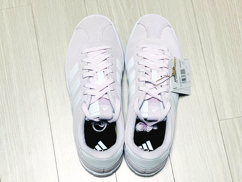 아디다스 스니커즈 VL 코트 3.0 ID6281 핑크 구매 후기