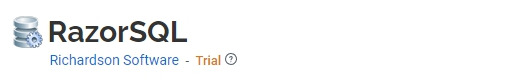 RazorSQL 무료 다운로드