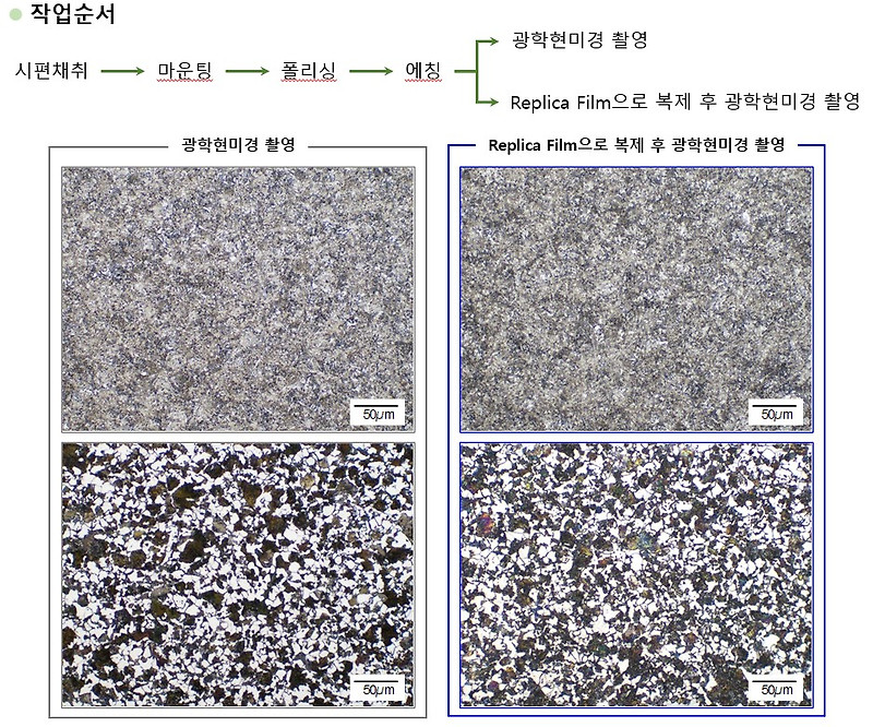 Replica Test(표면복제법)