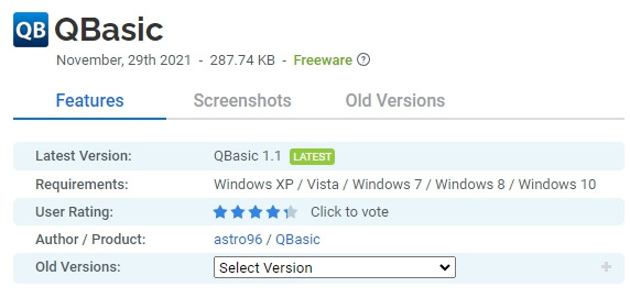 QBasic 무료 다운로드