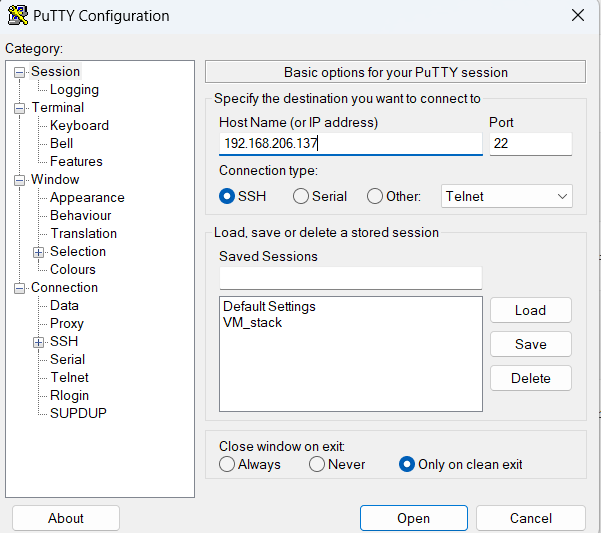 [Ubuntu 20.04] VMware SSH 설정 및 실행 (Putty)