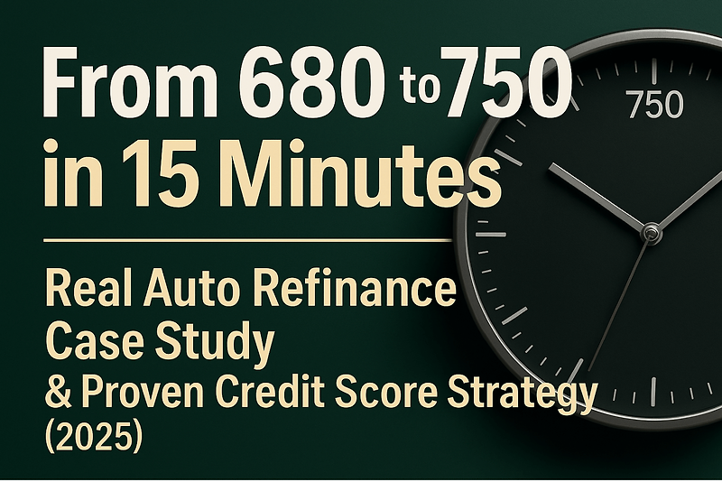 From 680 to 750 in 15 Minutes: Real Auto Refinance Case Study & Proven ...