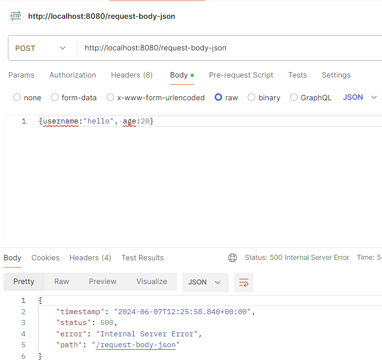 [Spring MVC] Unexpected character ('u' (code 117)): was expecting double-quote to start field ...