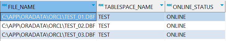 [Oracle] oracle datafile offline 후 online 방법