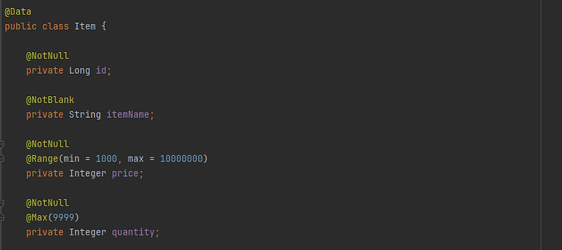 Bean Validation 스프링 적용