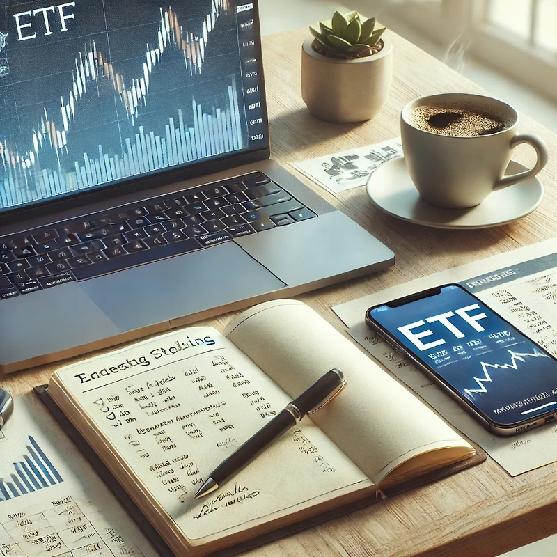 재 테크를 위한 초보자(ETFs) 챕터를 공유하며 준비작업