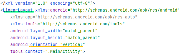 Android studio Linear Layout