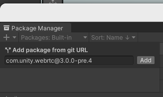 [WebRTC] Unity to ROS2