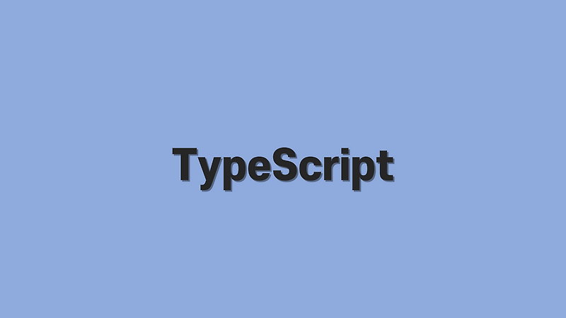 [TypeScript] TypeScript? — 백수탈출기