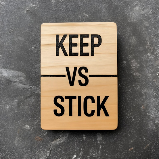 keep vs stick :: The Eternal Word