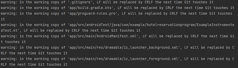 Git LF will be replaced by CRLF 에러 해결법 :: 어쩌다 개발자
