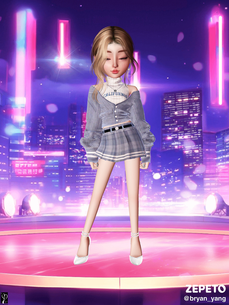 여자옷코디추천 여성패션스타일 제페토 ZEPETO :: BRYAN'S ZEPETO FASHION STYLING