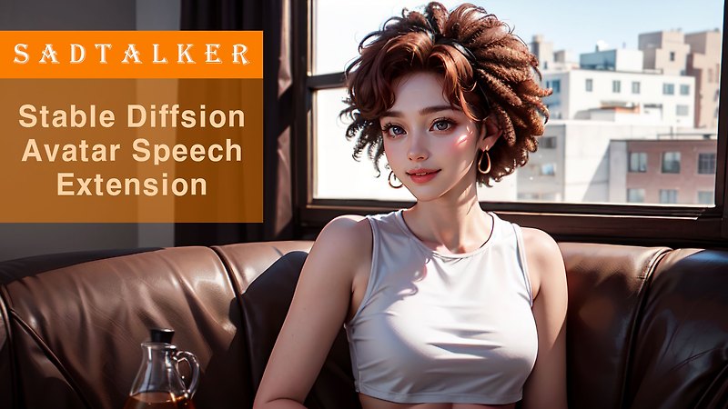 SadTalker 스테이블 디퓨전 확장 프로그램 아바타 스피치 Stable Diffusion Extension Avatar Speech