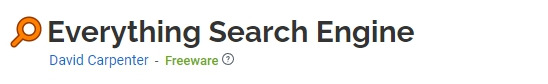 Everything Search Engine 무료 다운로드