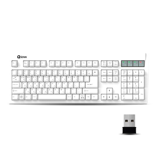 큐센 멤브레인 무선 키보드(SEM-DT35W)