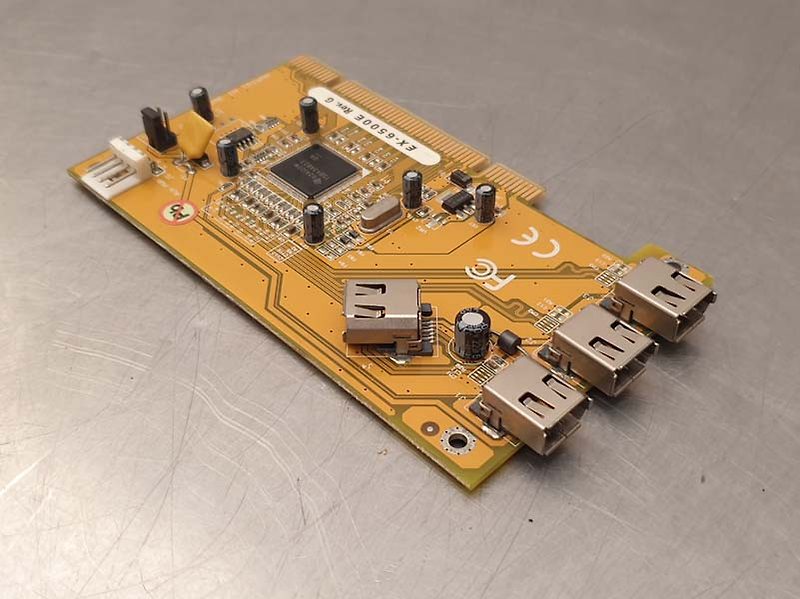 PCB BOARD 장비에서 분리한 PCI Card PCB보드 FireWire WARRANTY VOID REMOVED ...