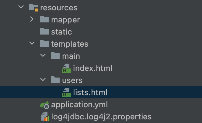 intelliJ Springboot + MyBatis + MySQL + thymeleaf 셋팅 및 연동(3)