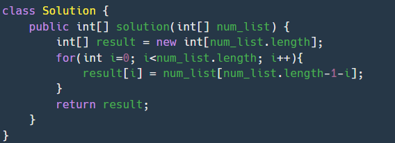 [프로그래머스] Lv.0 배열 뒤집기 (Java) :: hwannee.dev
