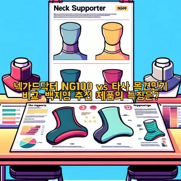 넥가드닥터 NG100 vs 타사 목견인기 비교: 백지영 추천 제품의 특징은?