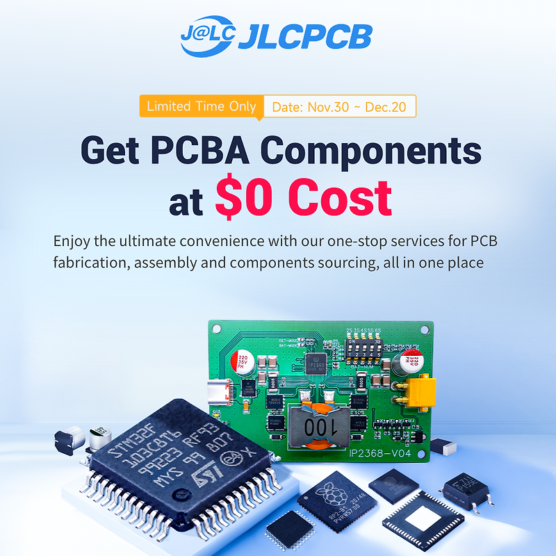 JLCPCB의 무료 부품 캠페인