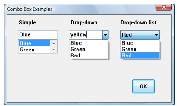 [Qt] Combo box만들기 예제