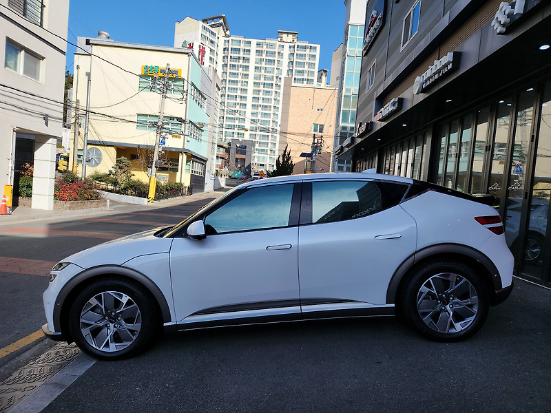 GV60 화이트 대구 지벤트 썬팅 RV90 시공 후기 :: OTL