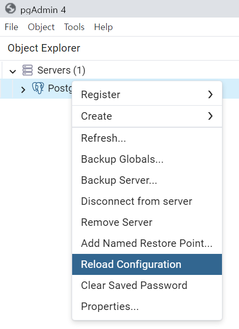 [Postgre] PgAdmin 에서 외부 서버 접속하기