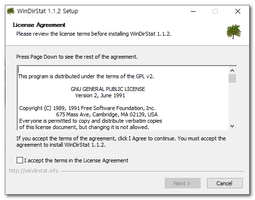 [Windows Directory Statistics]디스크 저장장치의 파일 용량을 그래프 그림으로 한 눈에 보여주는 프로그램 ...