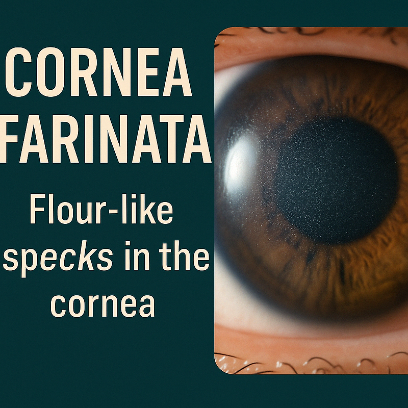 Cornea Farinata symptom sign treatment