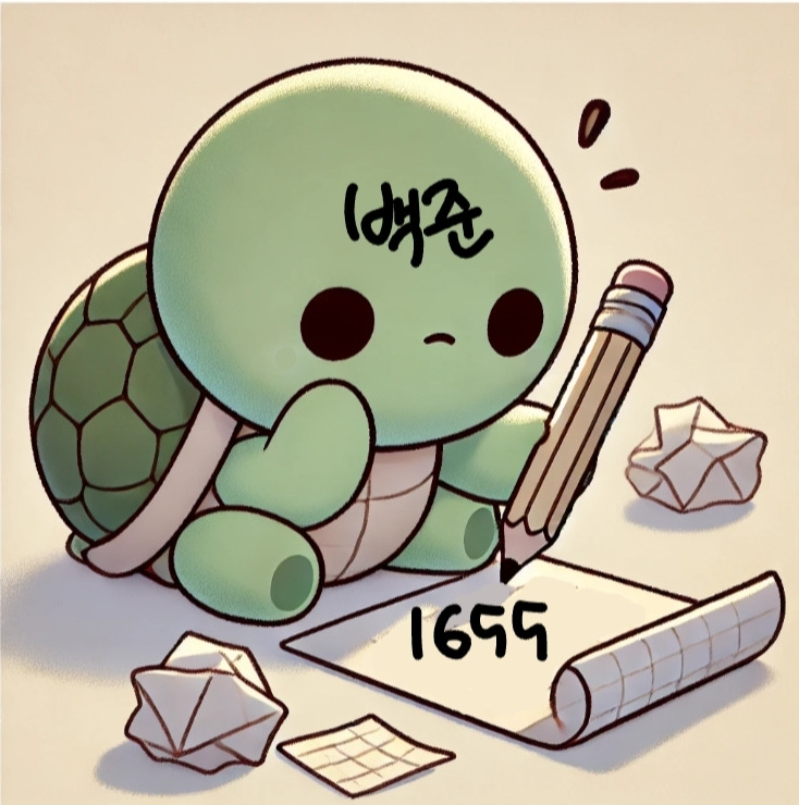 [백준/Python(파이썬)] 1655 — 거북이는 울고 있다