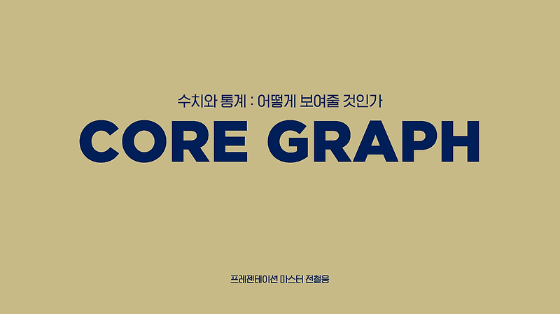 CORE GRAPH - 수치와 통계: 어떻게 보여줄 것인가