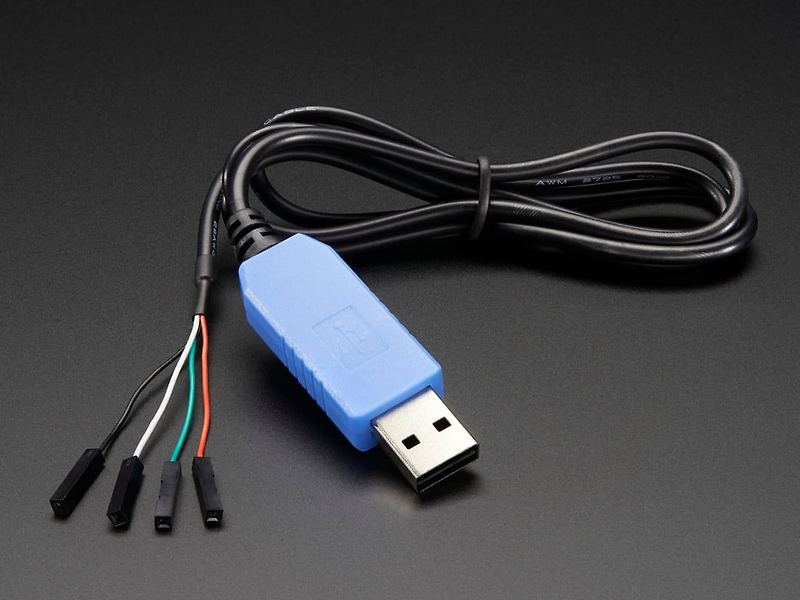 USB To Serial Cable TTL 4 Pin Rs 232 UART Converter Adapter Programming ...