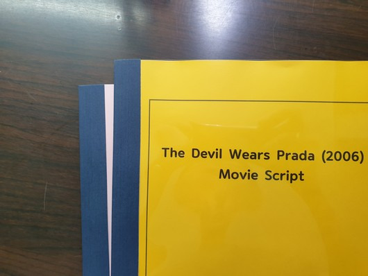 영화/미드대본(Movie Script) 자료 몰 :: The Devil Wears Prada (2006) 악마는 프라다를 입는다 영화영어대본 제본