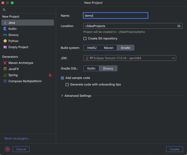 Spring Boot, IntelliJ Community 버전에서 Spring Boot Project 시작하는 방법