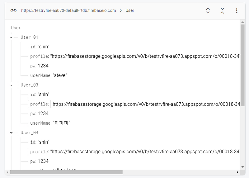RecyclerView, Firebase DB, reload :: 크레이지J의 탐구생활