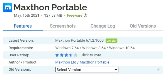 Maxthon Portable 무료 다운로드