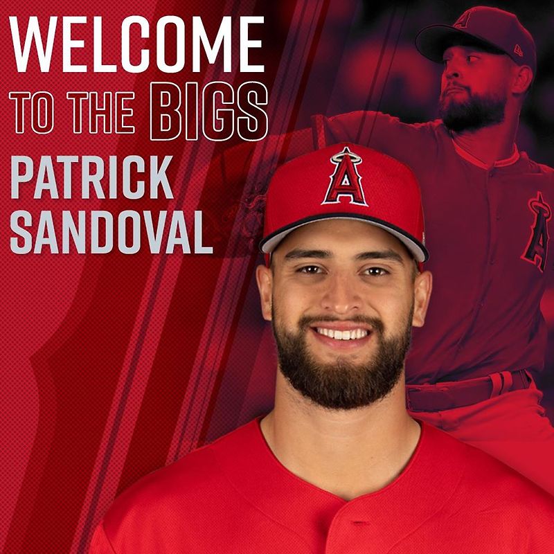 LA 에인절스의 선발투수인 패트릭 산도발 (Patrick Sandoval)