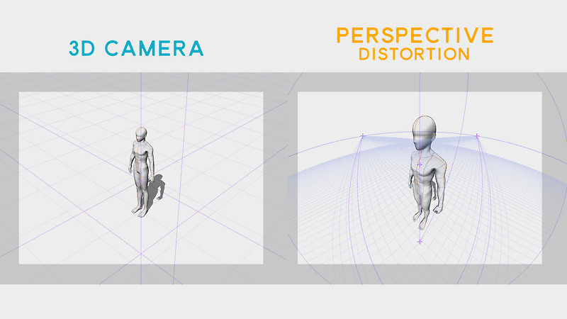 Camera angle distort
